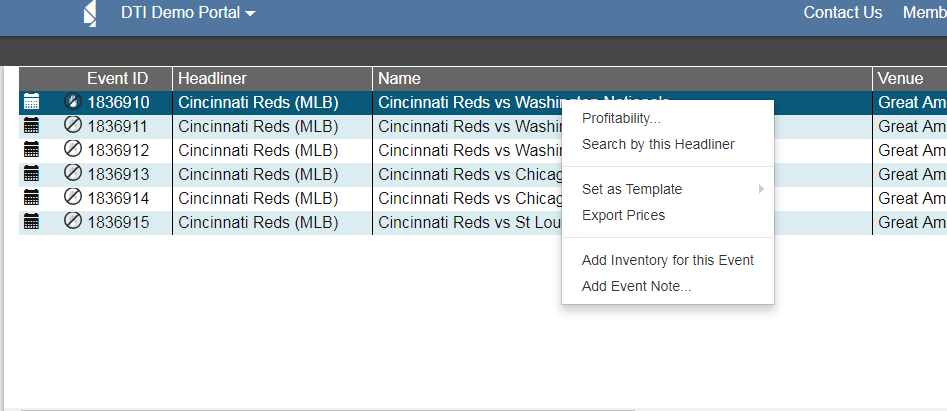 Your DTI Portal: Manage Inventory Page (Part II: The Event Pane) – DTI